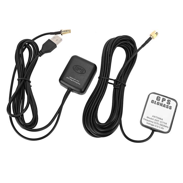 Mxzzand Antenne GPS Amplificateur de GPS de voiture ANT‑1573, antenne ...