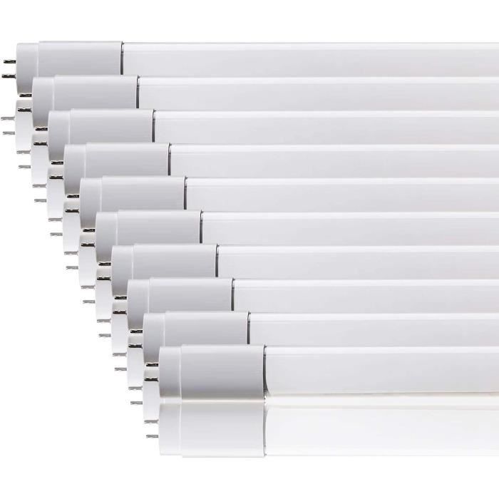 Lot De 10 Tubes Led T8 De 60 Cm, 120 Cm, 150 Cm, Angle D'Éclairage ...