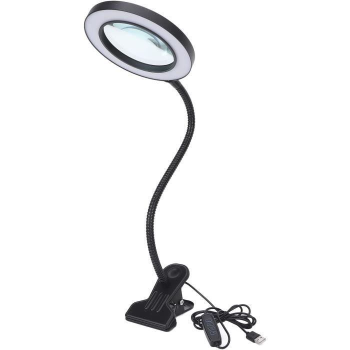 Loupe Loupe 3 Couleurs Réglage Lumière Loupe, 360 Rotation Lecture ...