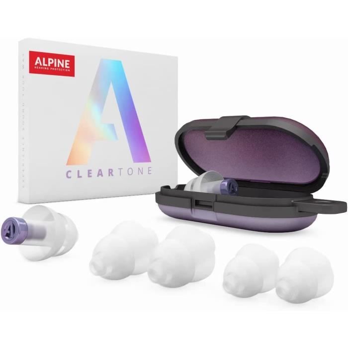 Alpine Cleartone bouchons d'oreilles pour une protection auditive ...