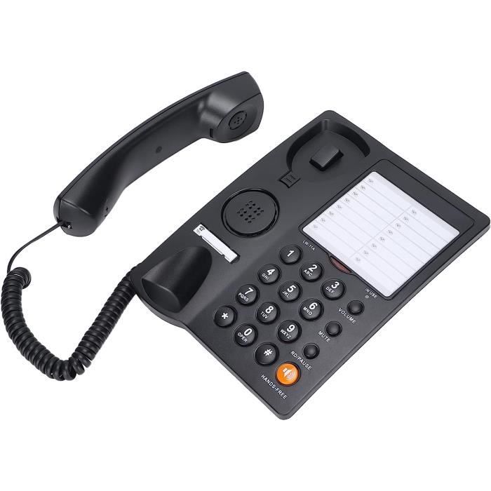 Téléphone Filaire , Téléphone Fixe À Double Interface, Téléphone ...