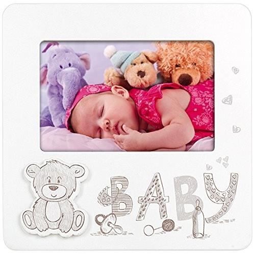 Cadre Photo Baby Bois nounours 10 x 15 - Cdiscount Maison