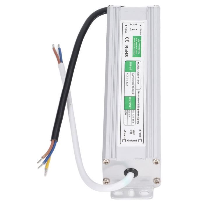 Zerone Pilote Led Driver Led étanche Ip67 Transformateur Basse Tension