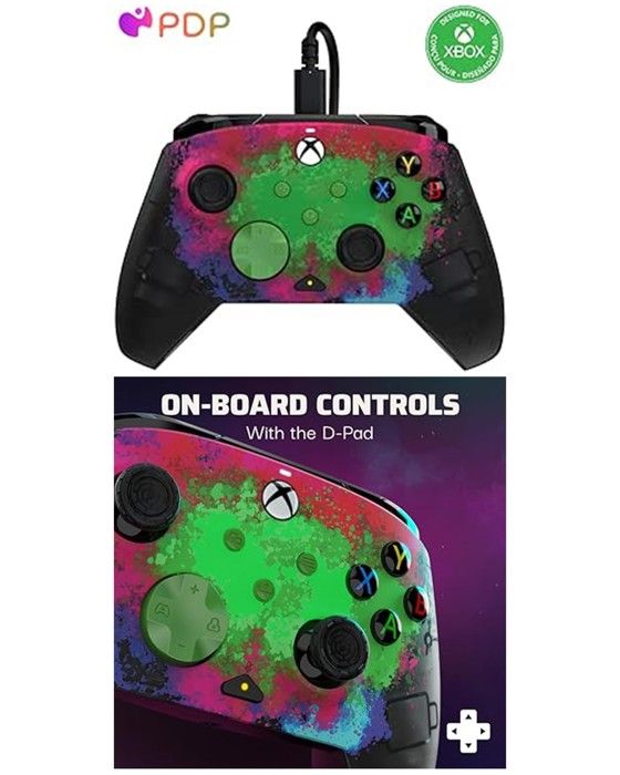 Manette de jeu - PDP - REMAT SPACE - Filaire - Compatible Xbox One/X/S ...