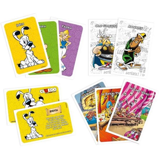 Jeu de plateau - WINNING MOVES - CLUEDO ASTERIX - 45 min - Mixte ...