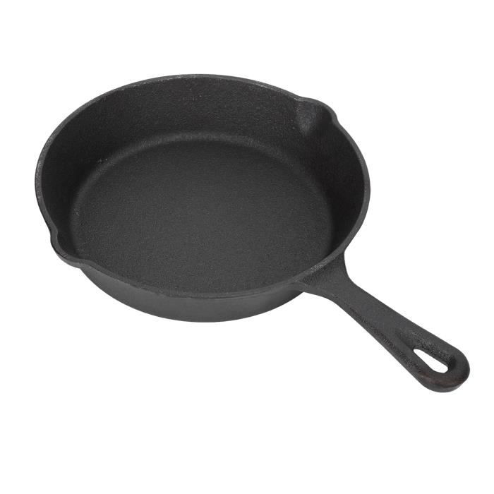 Plaque de cuisson en fonte (26cm / 10,2po) préfabriquée en fonte à ...