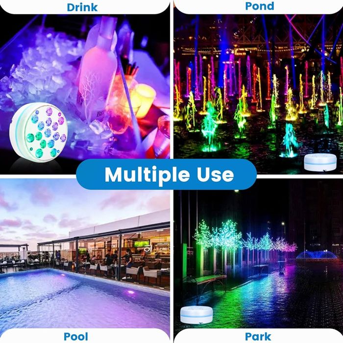 RYTTGOP — Lumière LED sous-marine pour spa Lay-Z-Spa, 7 couleurs ...