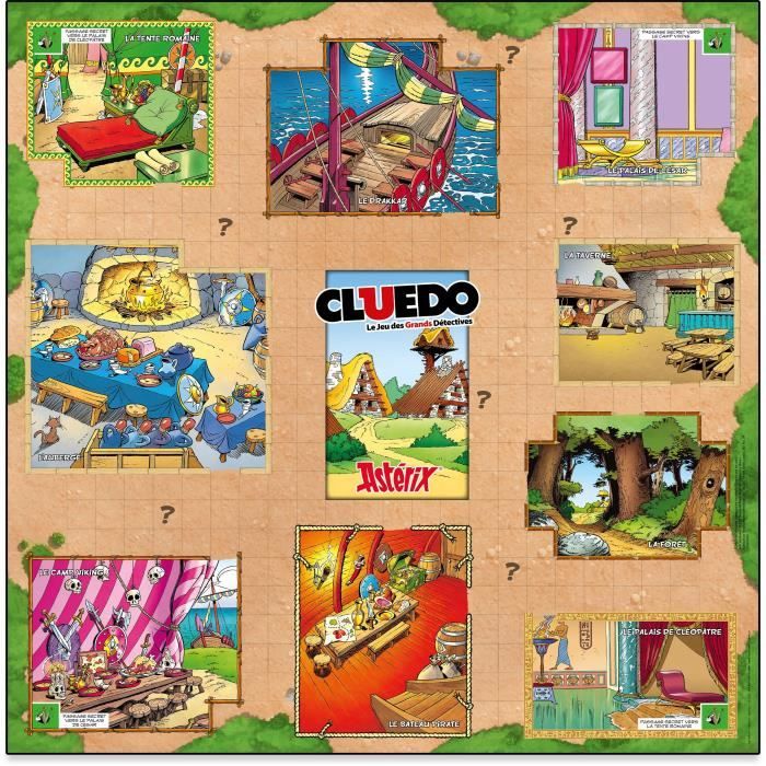 Jeu de plateau - WINNING MOVES - CLUEDO ASTERIX - 45 min - Mixte ...