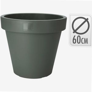 Pot de fleur rond 60 cm - Cdiscount
