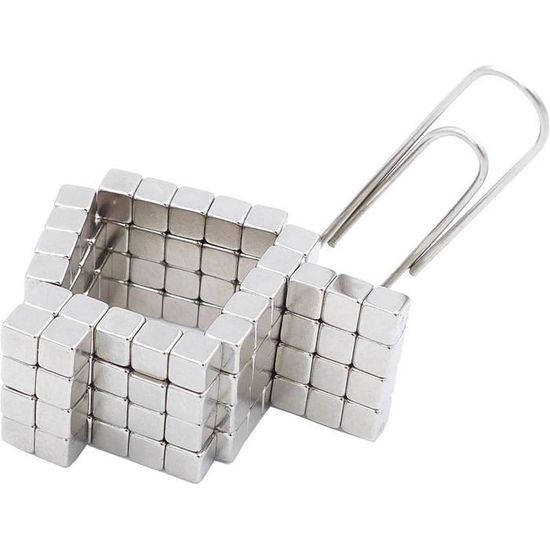 50 Mini Aimants Cube 3mm | N52 Niveau Le Plus Forte - Aimants en ...