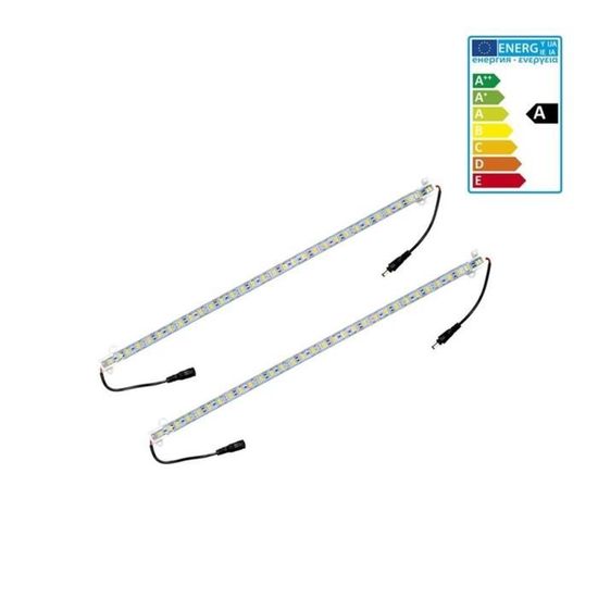 ECD Germany 2x éclairage LED 100 cm 5050SMD 60 LED blanc froid 6000 K ...