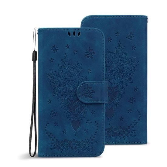 Embossing Fleurs papillon Housse Étui pour Oppo A17 - A17K 6.56 ...
