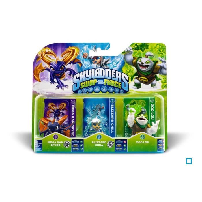 Triple Pack B Skylanders Swap Force - Cdiscount Jeux vidéo