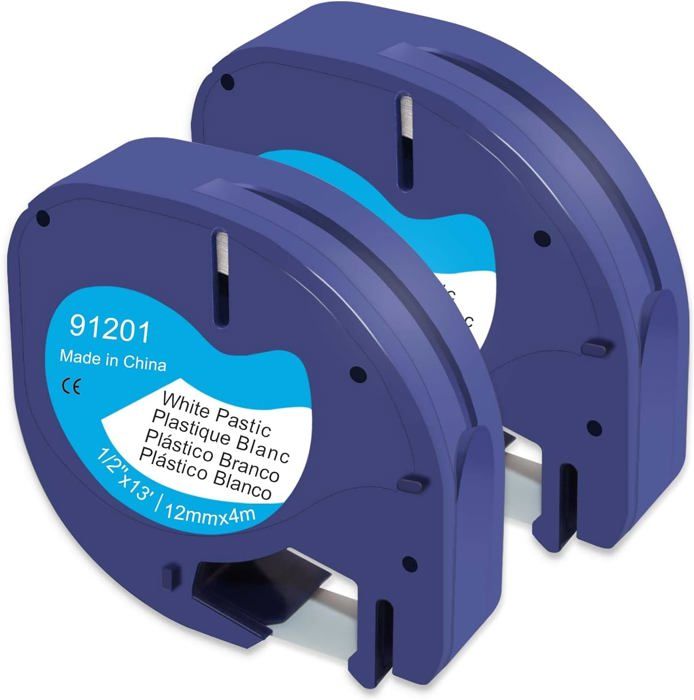 2Pack Compatible Letratag Label Tape Replacement For Dymo Letratag ...