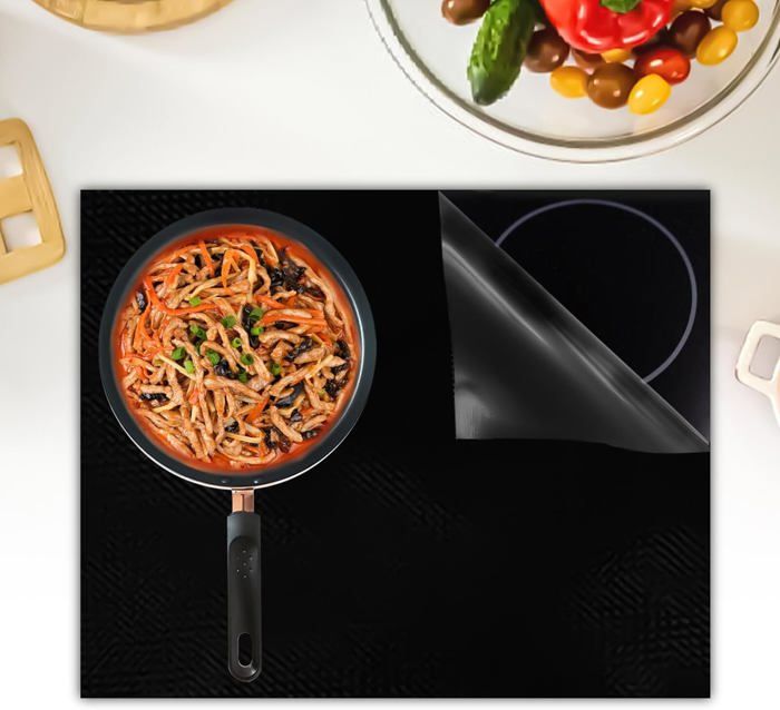 Tapis de protection pour plaque à induction, en silicone, 51 x 63 cm ...