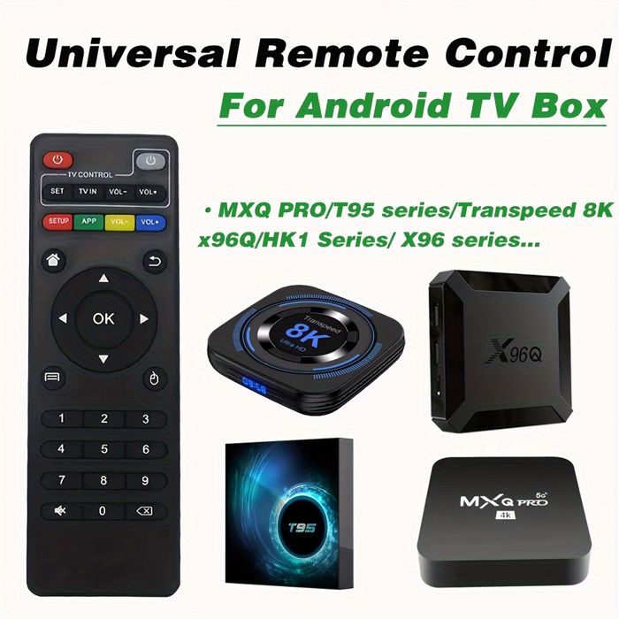 Télécommande universelle de remplacement pour décodeur anglais MXQ, pour boîtier TV H96, V88 ...