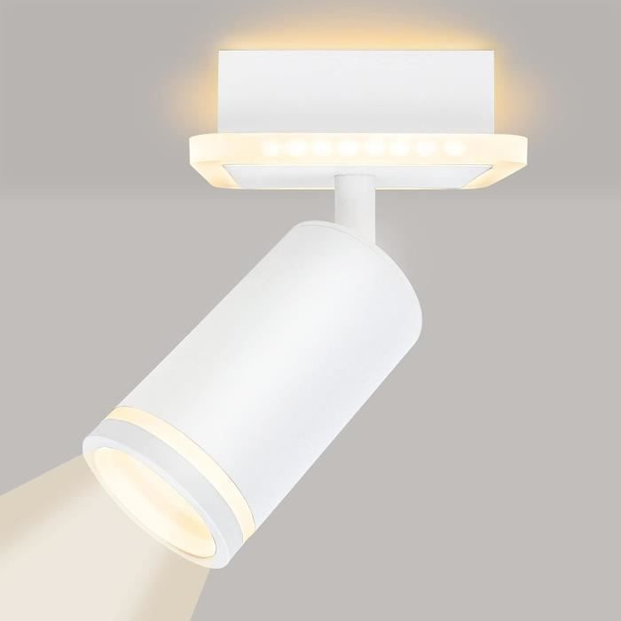 Plafonnier LED 1 Spot, Spots de plafond Plafonnier Pivotants ...