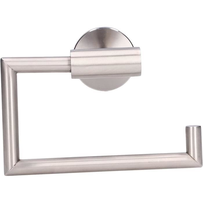 Porte-Rouleau De Papier Toilette Mural, Acier Inoxydable Chromé Porte ...