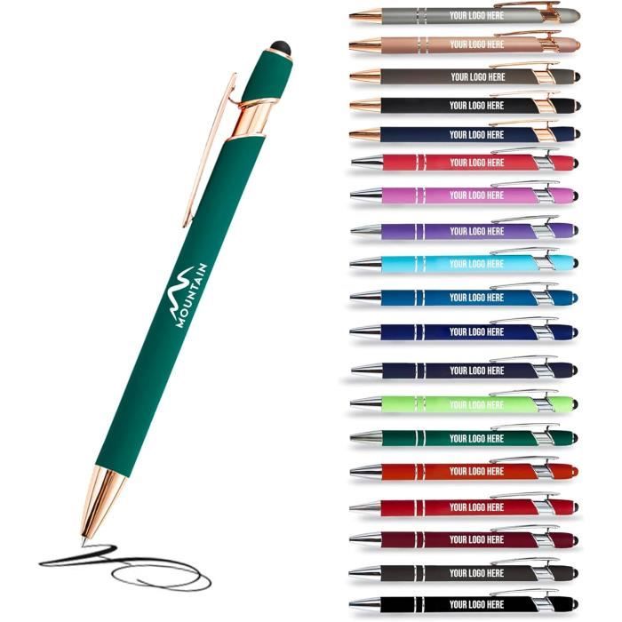 Stylo 2 En 1 Personnalisé Avec Votre Logo, Stylo À Bille Publicitaire ...