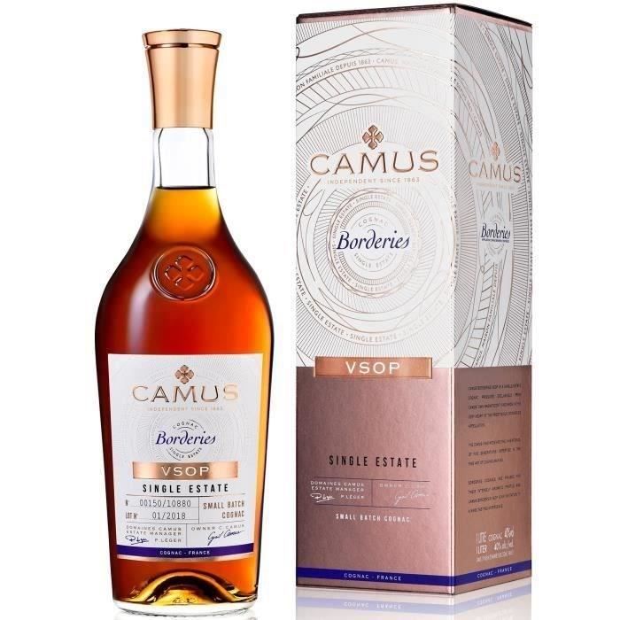 Camus - VSOP - Borderies - Single Estate - Cognac - 40.0% Vol. - 70cl ...