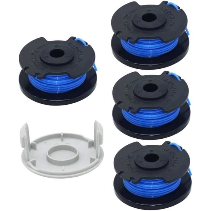 Ligne De Bobine Avec Couvercle 4pcs Grass Trimmer Brush Cutter Ligne De La Ligne De Tondeuse à ...