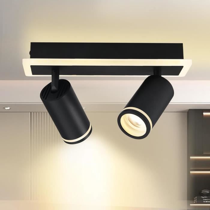 Plafonnier Led 2 Spot, Éclairage De Plafond Plafonnier Pivotants ...