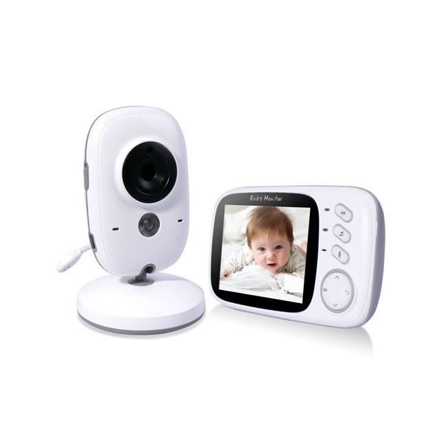 Moniteur Bébé Caméra De Garde D’enfant Vidéo Bidirectionnelle Ecran 3.2 ...
