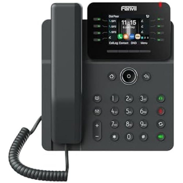 Téléphone IP - FANVIL - V62G - 12 lignes - Écran LCD 2,8 pouces - 1000 ...