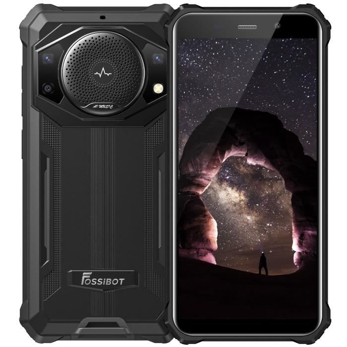 FOSSiBOT F101 Smartphone Robuste 5.45" Écran 4 Go + 64 Go 24MP Caméra 10600mAh IP68 Téléphone ...