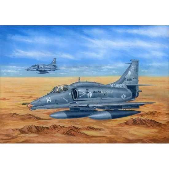 Maquette Avion - Hobbyboss - A-4M Sky Hawk - Échelle 1/48 - Plastique ...