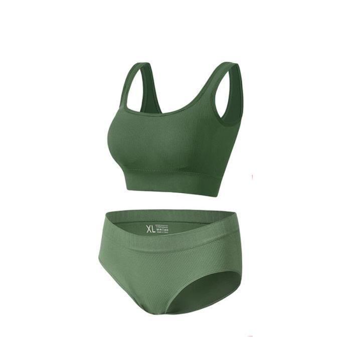 Ensemble culotte push-up sans armatures femme Vert - Cdiscount Prêt-à ...