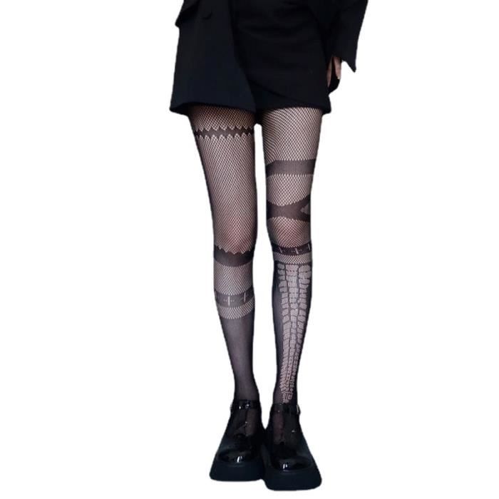 Collants En Résille À Motif De Dessin Animé Pour Femmes, Bas Sexy À La ...