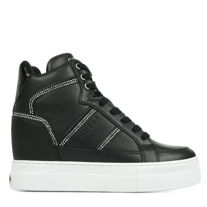 Baskets Guess Giala Black - Cdiscount Chaussures