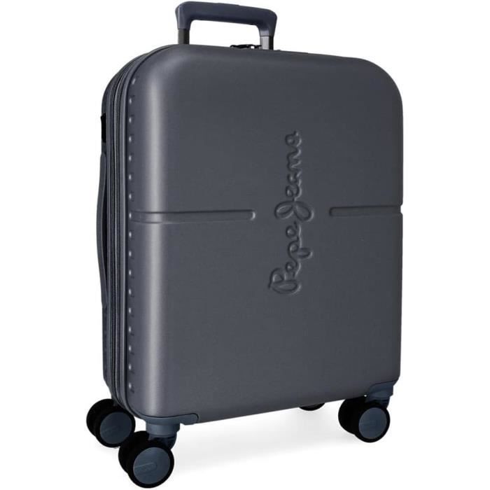 Highlight Valise De Cabine Bleue 40 X 55 X 20 Cm Rigide Abs Fermeture ...