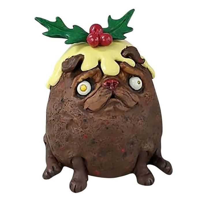 Halloween RéSine Carlin Sculpture Carlin Chien Figurines Halloween ...