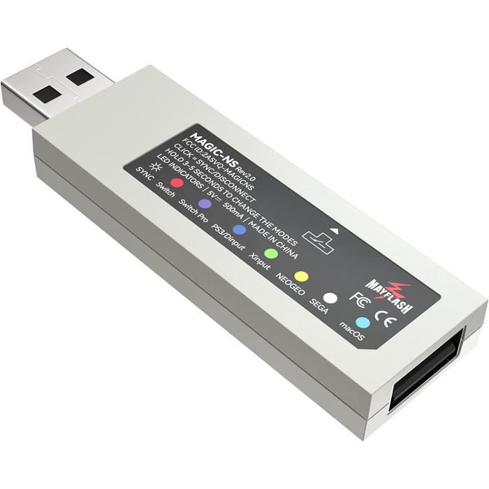MAYFLASH Magic NS Wireless Bluetooth Controller USB Adapter for Switch ...