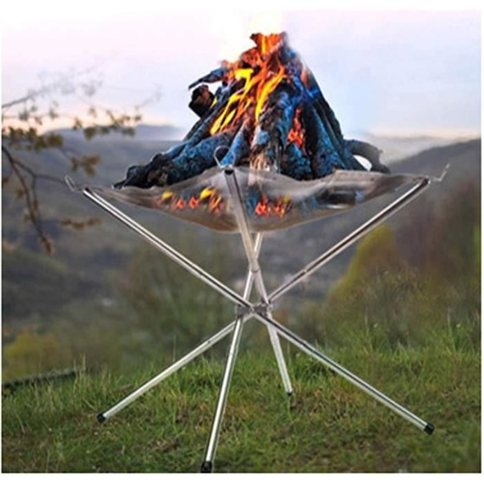 Foyer D'Extérieur Portable, Camping En Plein Air, Poêle À Bois Pliable ...