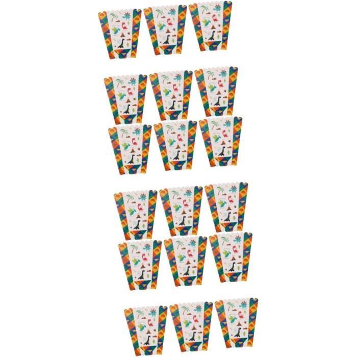 18 Pièces Carton De Pop-Corn Récipient De Collation Conteneurs De ... 18 Pièces Carton De Pop-Corn Récipient De Collation Conteneurs De ...