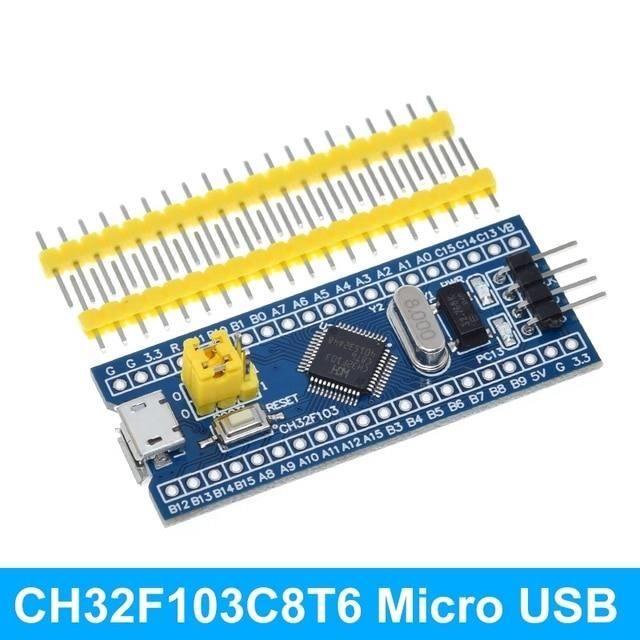 Circuits intégrés,CH32F103C8T6 Micro--Carte de développement système minimale, STM32F103C8T6 ...
