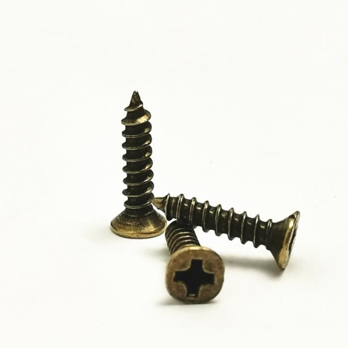 Bronze Color-M2.5-12mm -Vis en Bronze-argent-doré Philips M2 M3 M2.5 ...