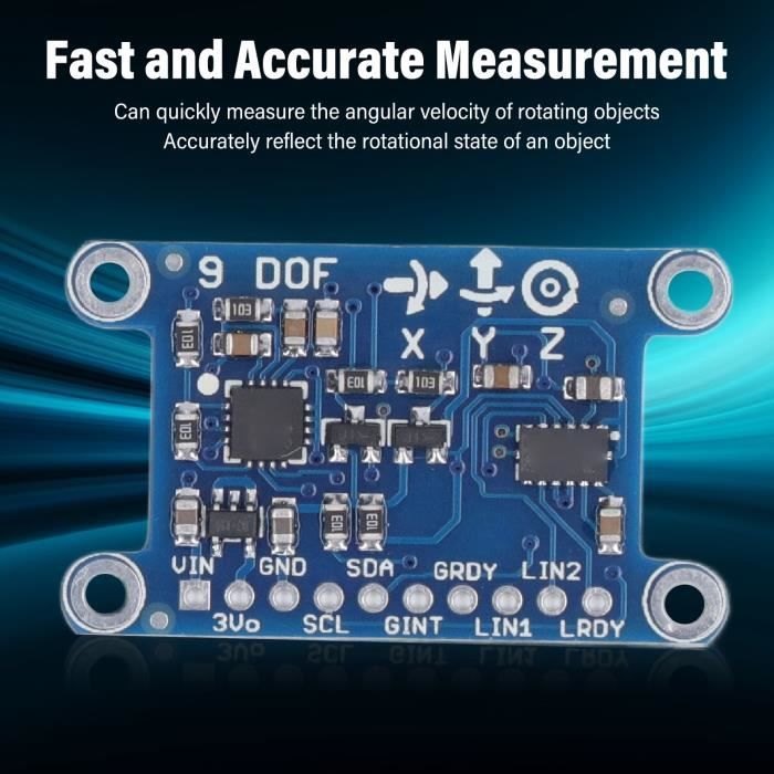 Module de vitesse angulaire Module de Gyroscope 35V Capteur de ...