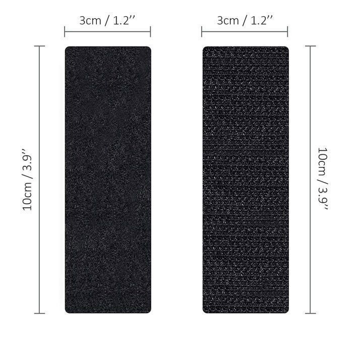 Scratch Autocollant Double Face,3 x 10cm Bande Agrippantes Adhésives ...