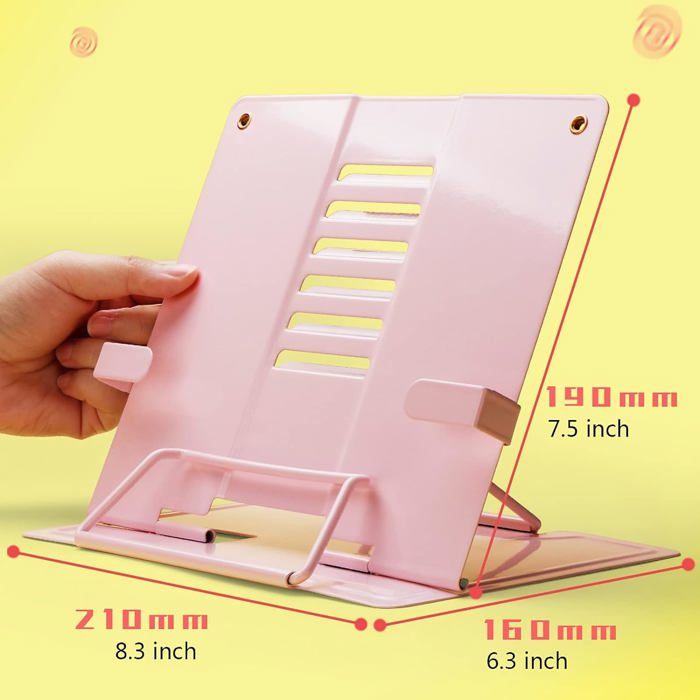 Pupitre De Lecture Book Stand Stand Métal Lecture Support De Livre ...