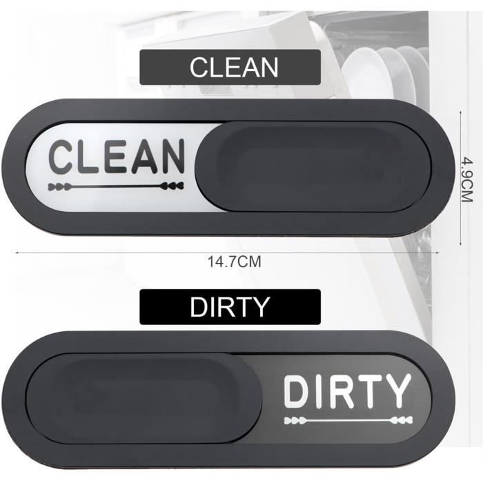 Aimant de lave-vaisselle « Clean Dirty », « Slide Clean Dirty » - Anti ...
