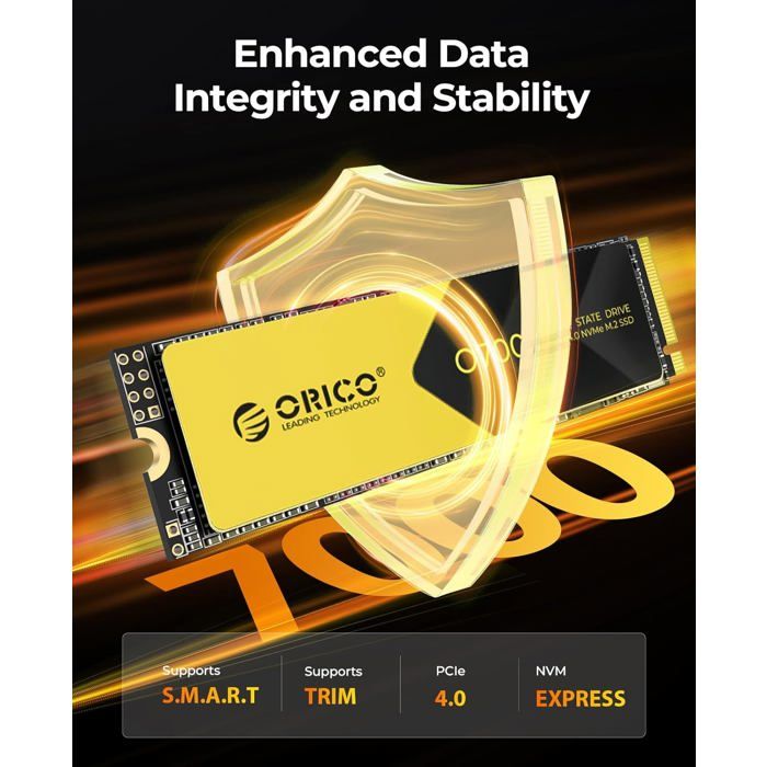 Ssd Nvme 2To,Pcie 4.0 X 4 M.2 Ssd,Jusqu'À 7000 Mo/S En Lecture,6600 Mo ...