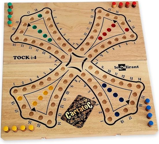 Jeu De Tock Xl À 4 Joueurs-Inclus 54 Cartes Cartatoc-Fabrication ...
