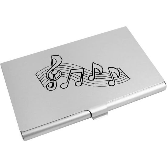 Notes de Musique' Porte Carte de Visite-Carte de crédit (CH00014865 ...