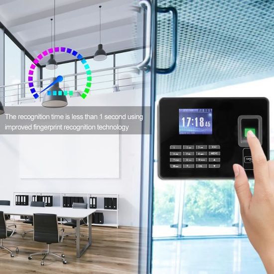 Machine de pointage d'empreintes digitales à reconnaissance faciale ...