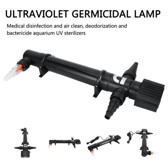 55W UV-c Lampe Stérilisateur Clarificateur Aquarium Réservoir ...