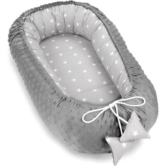 Réducteur Lit Bébé 90x50 cm - Cocoon Cale Bebe pour Lit Baby Nest Coton ...